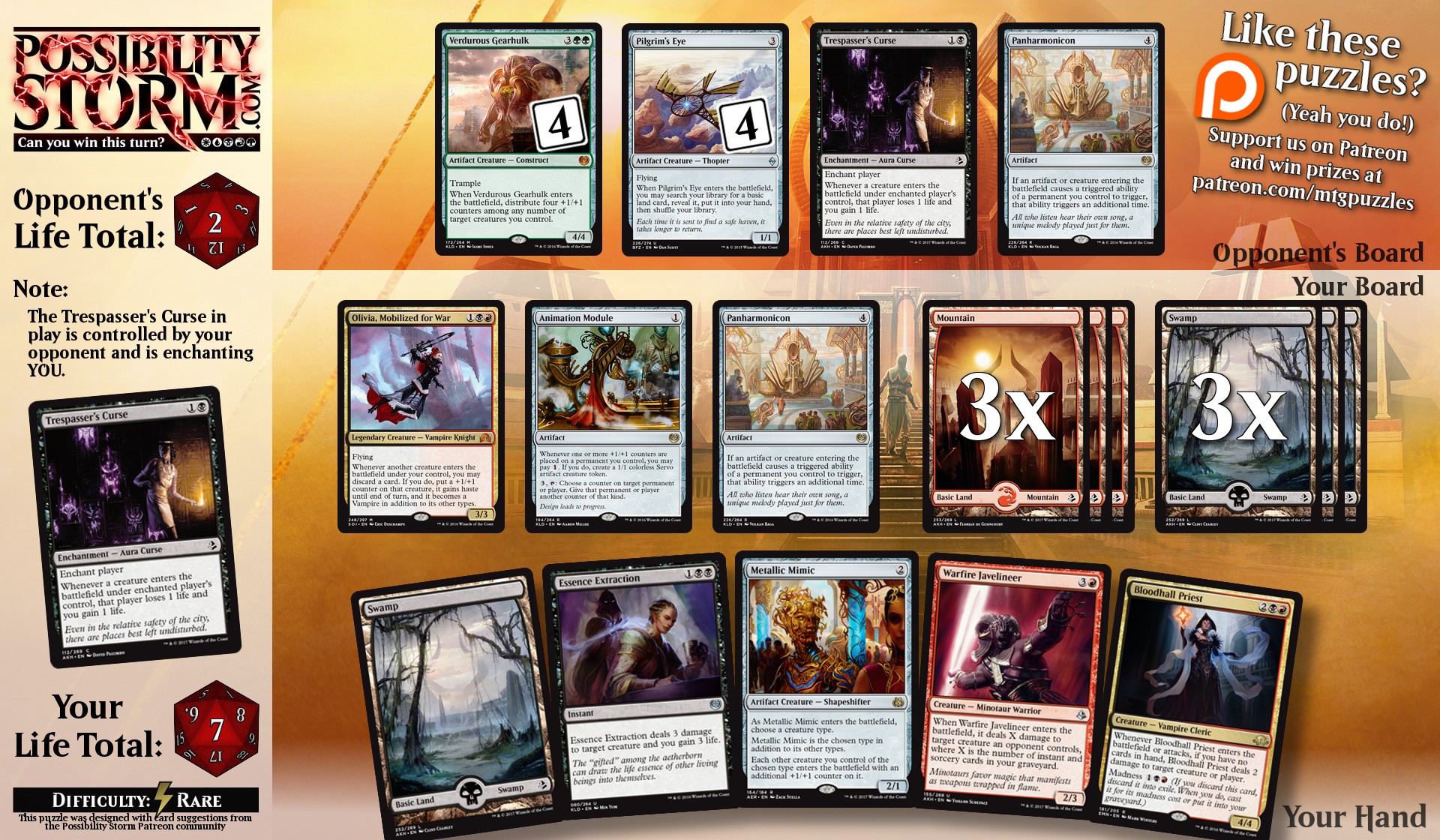 Amonkhet Puzzle #9 - WizardTower.com