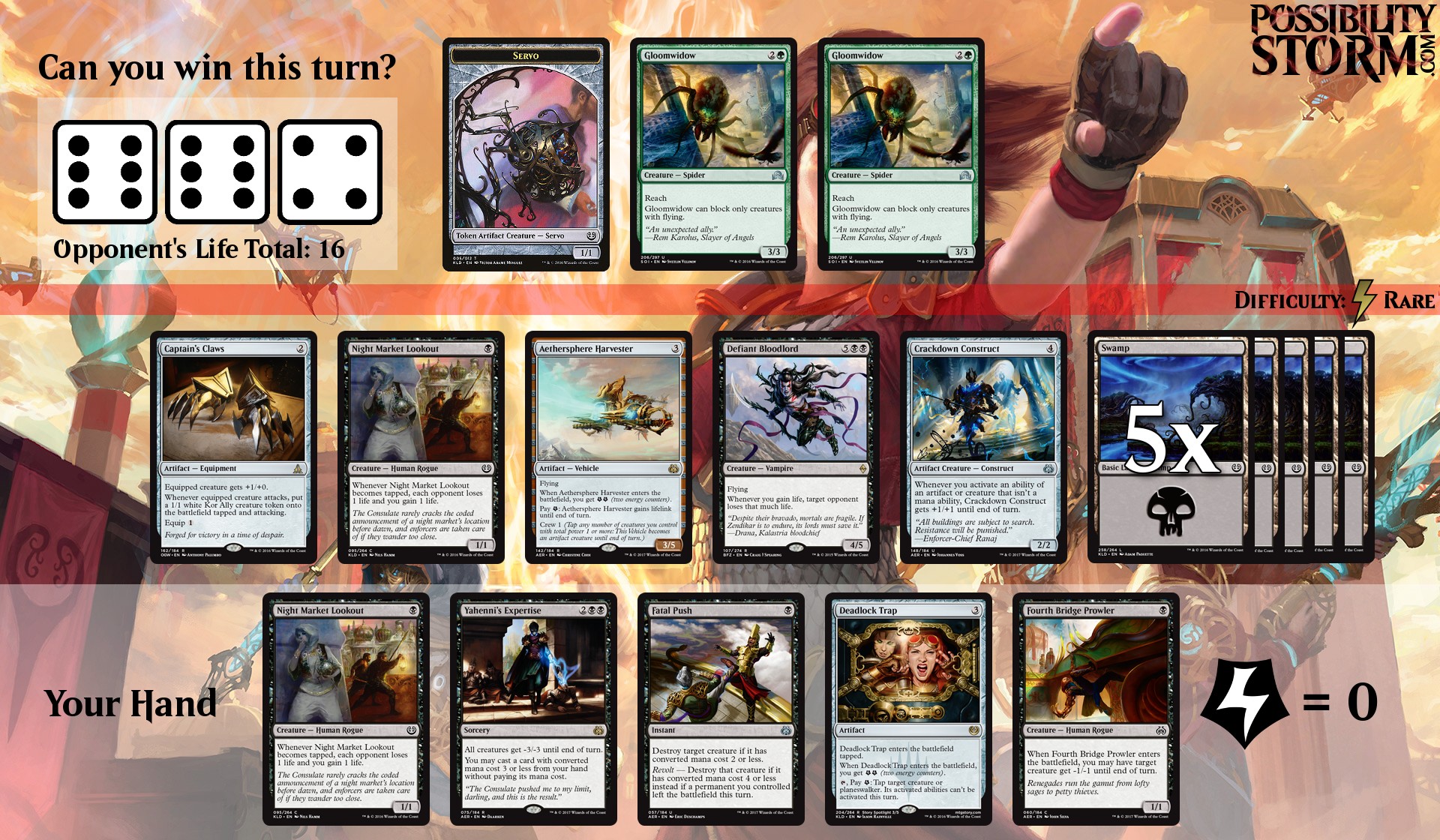 Possibility Storm: Aether Revolt Puzzle #5 - WizardTower.com
